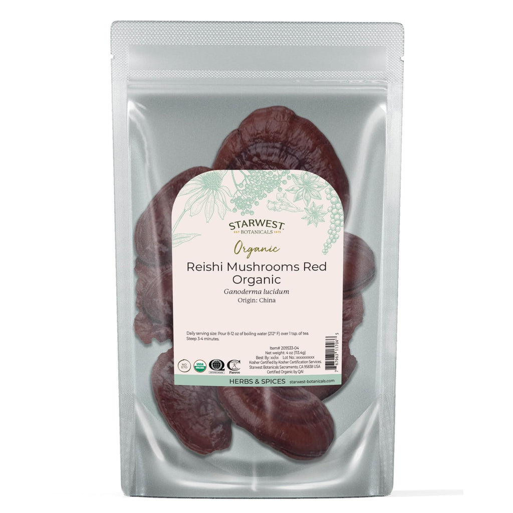 organic red reishi mushrooms benefits