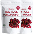 organic red rose petals powder