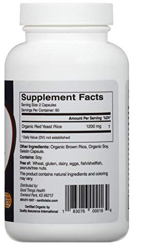 organic red yeast rice capsules