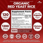 Organic red yeast rice capsules