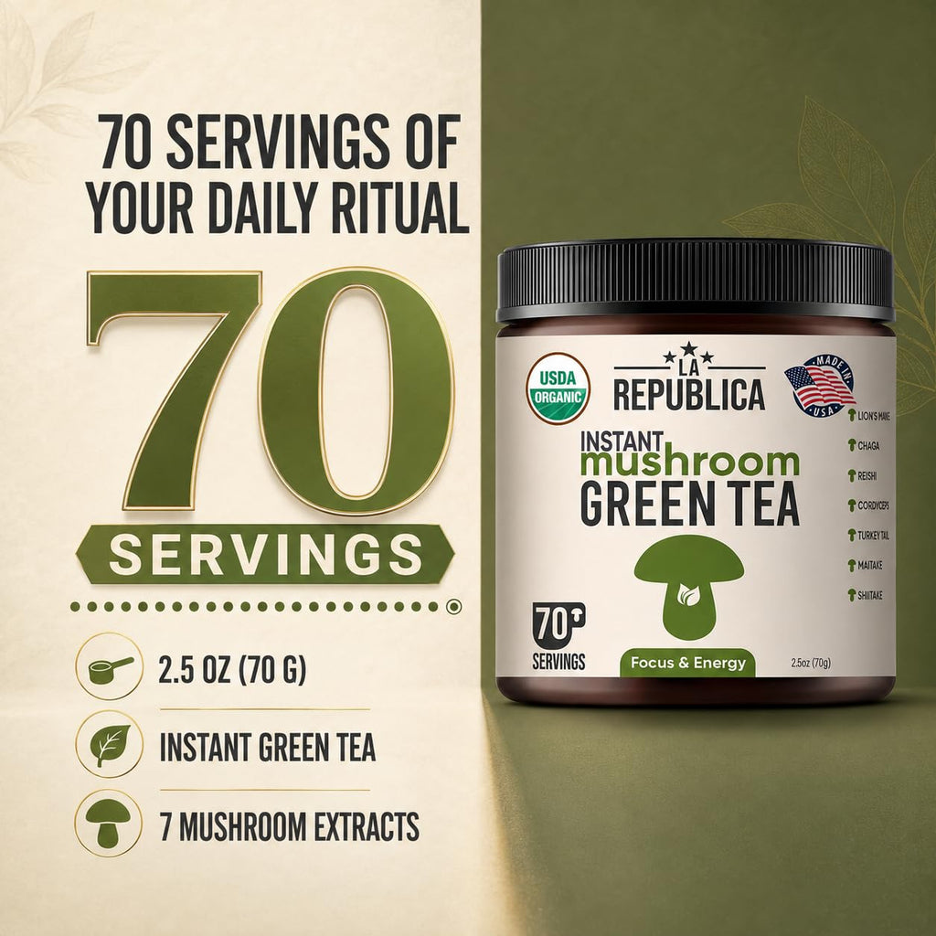 organic reishi chaga mushroom blend