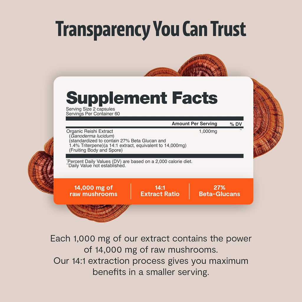 organic reishi extract for stress relief