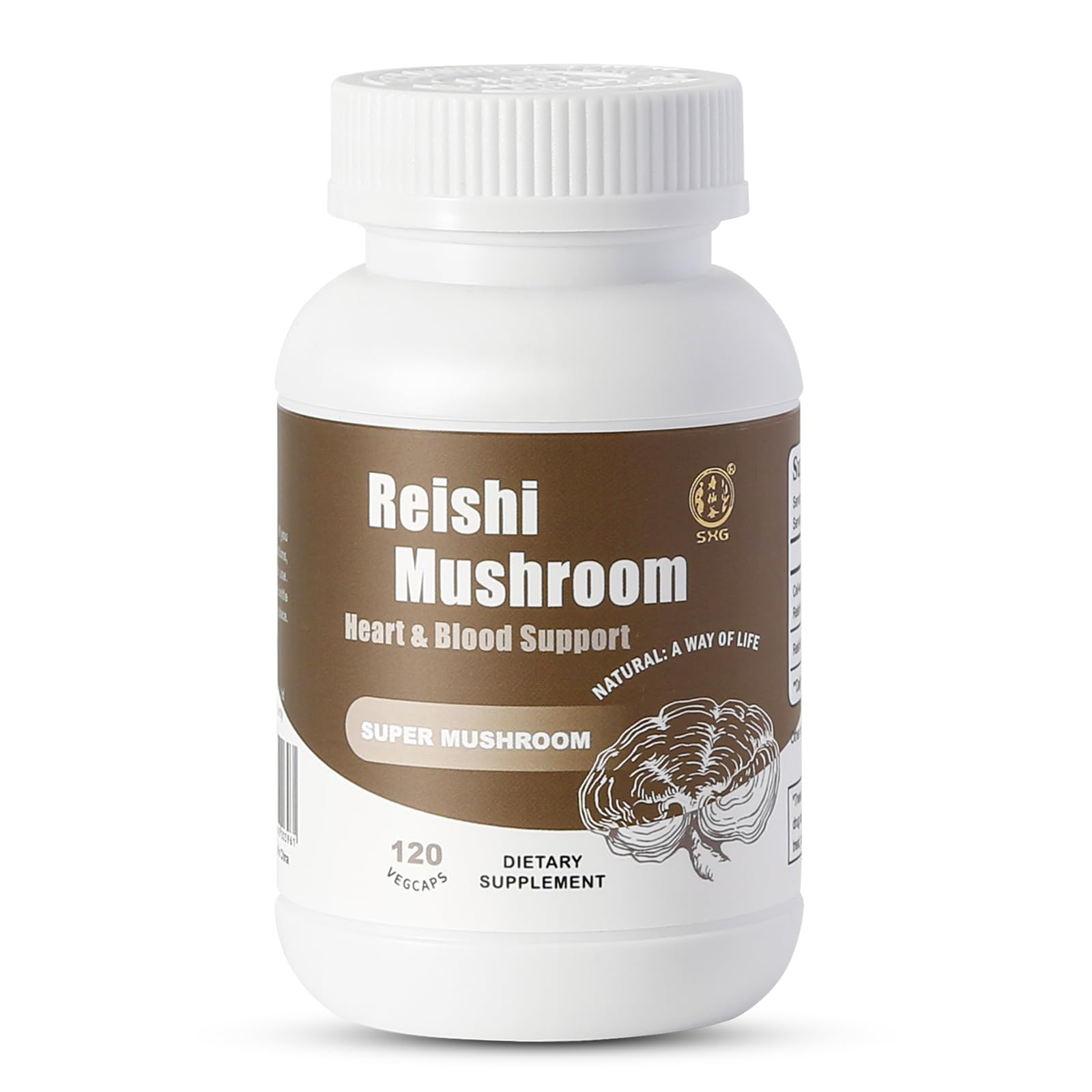 organic reishi mushroom capsules for heart health