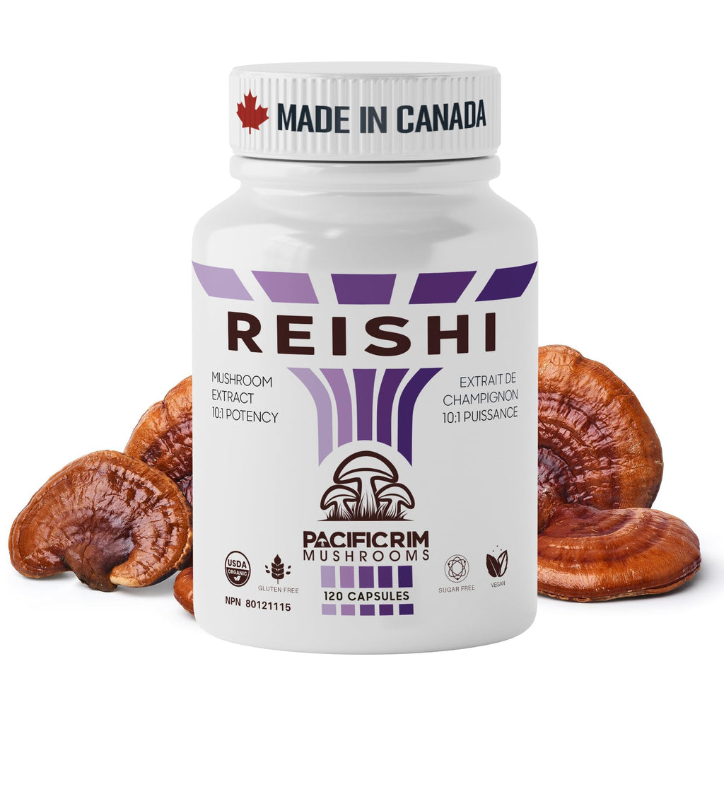 organic reishi mushroom capsules for wellness