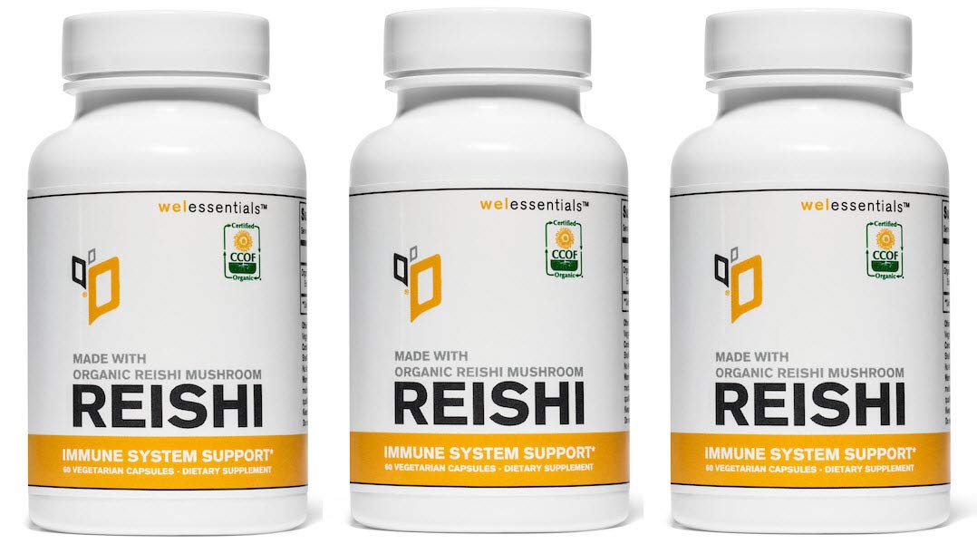 organic reishi mushroom capsules for wellness