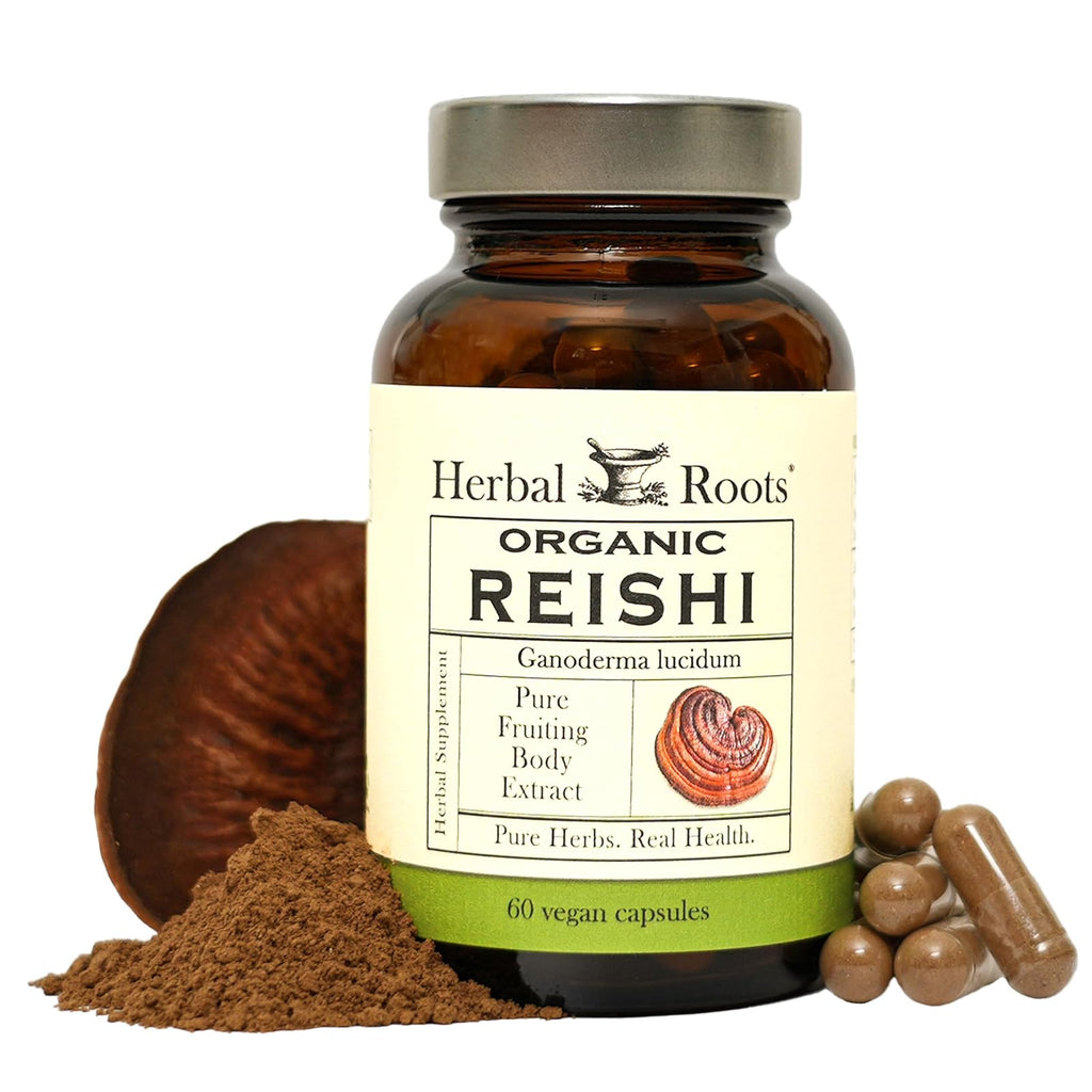 organic reishi mushroom capsules