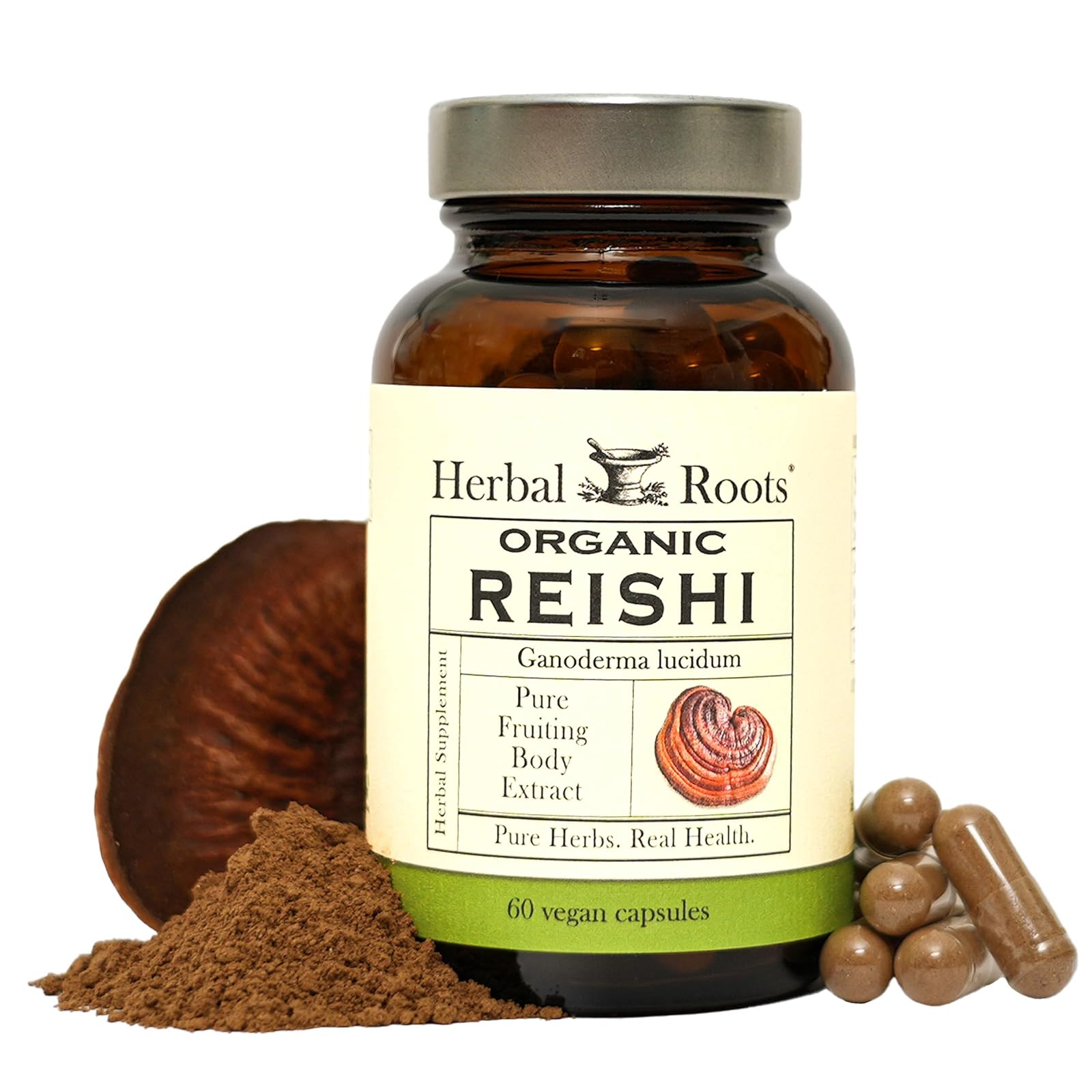 organic reishi mushroom capsules