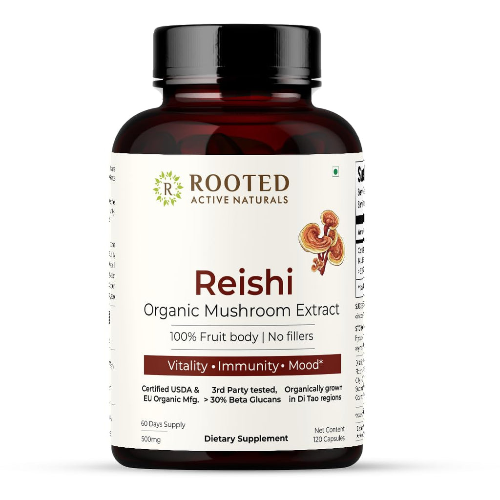 organic reishi mushroom extract capsules