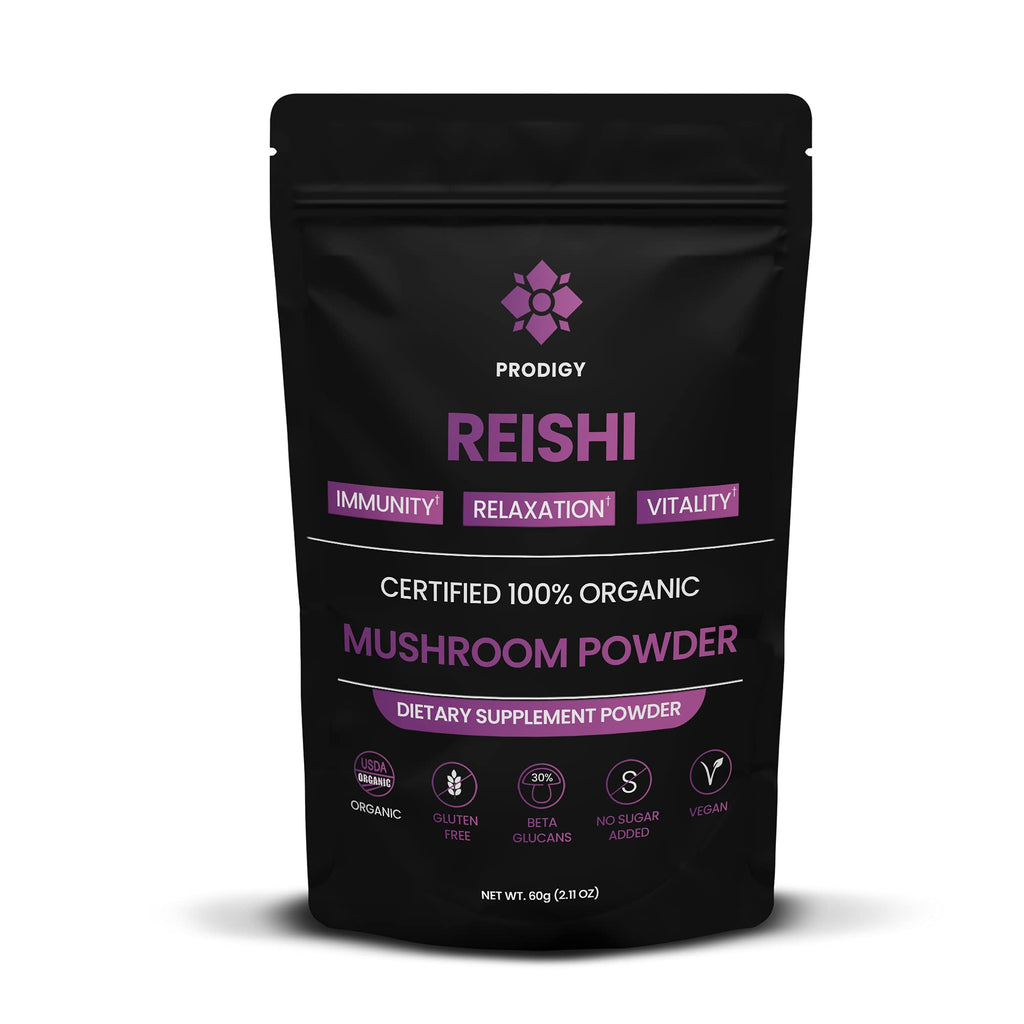 Organic reishi mushroom extract powder