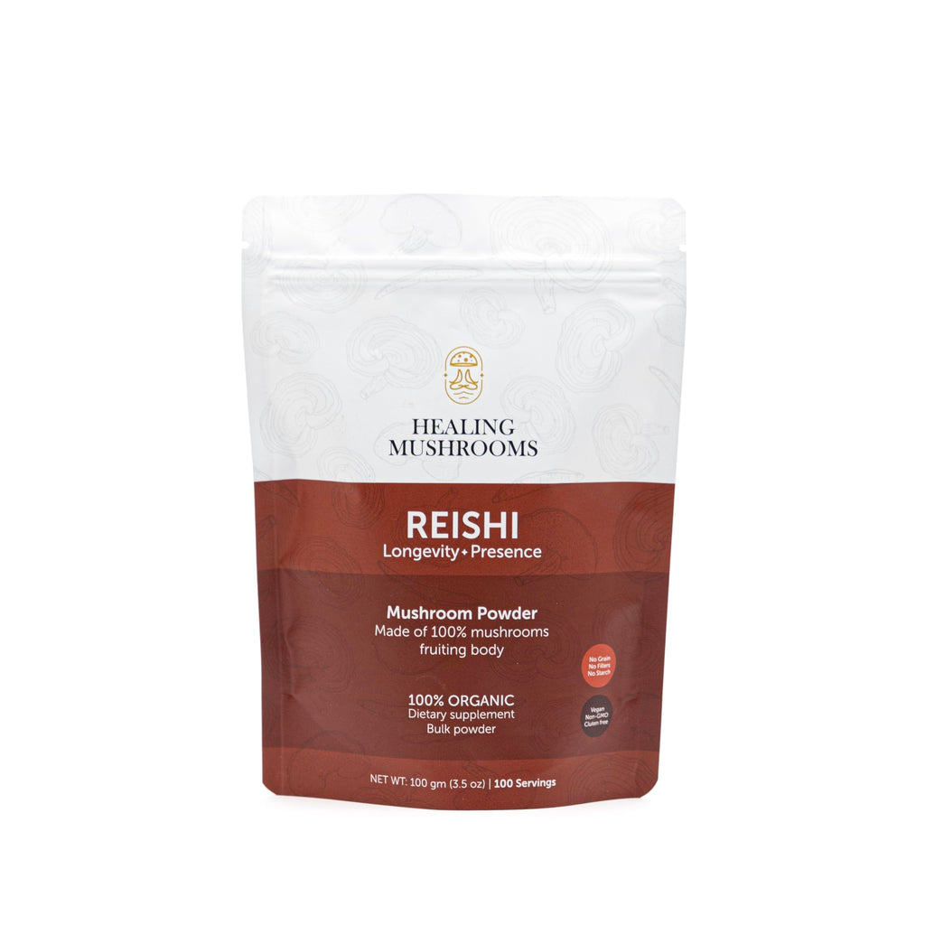 Organic Reishi mushroom powder for immunity