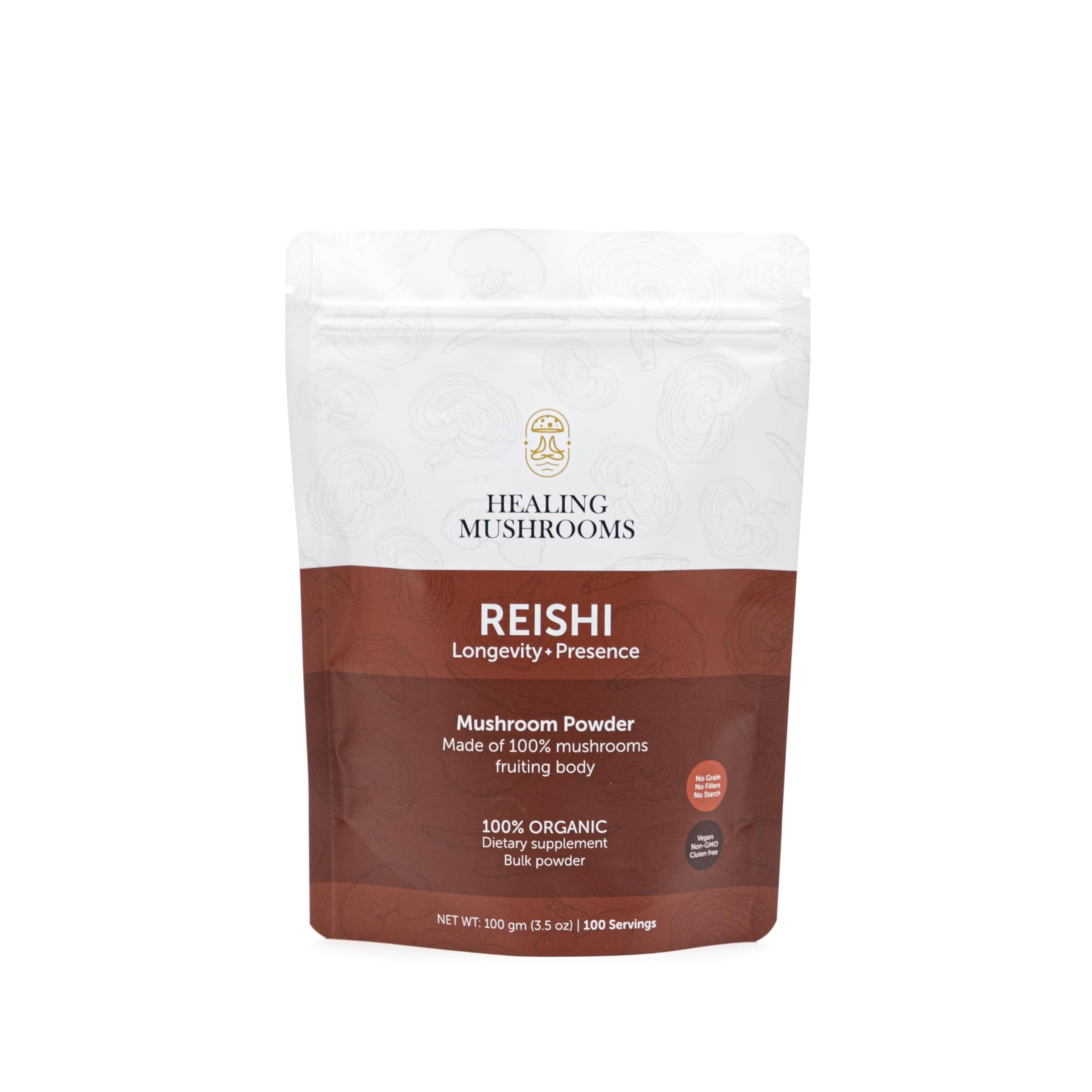 Organic Reishi mushroom powder for immunity