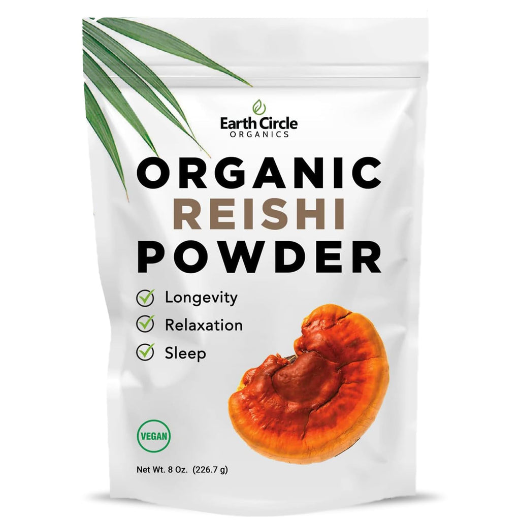 organic reishi mushroom powder for relaxation