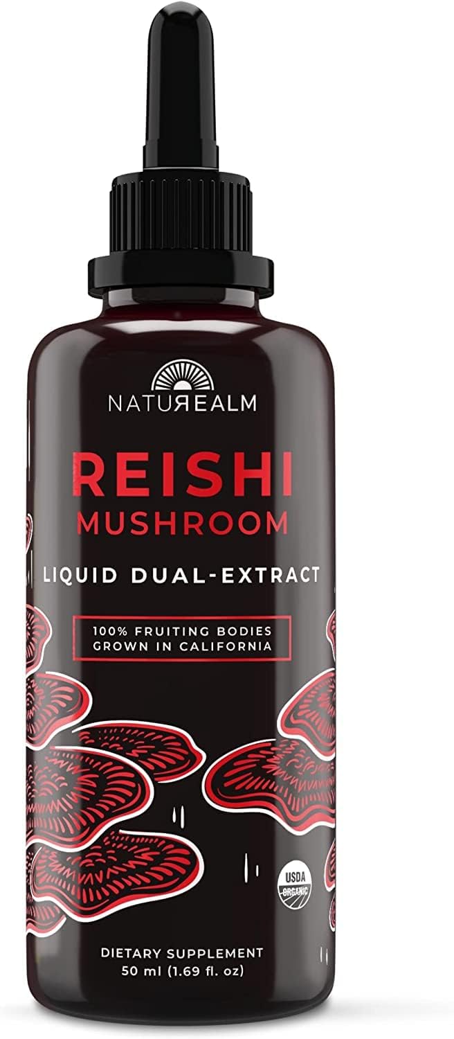 organic reishi mushroom tincture drops