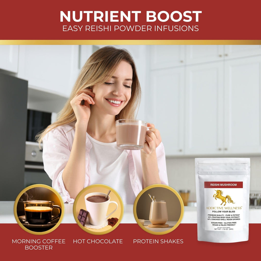 organic reishi mushrooms for wellness