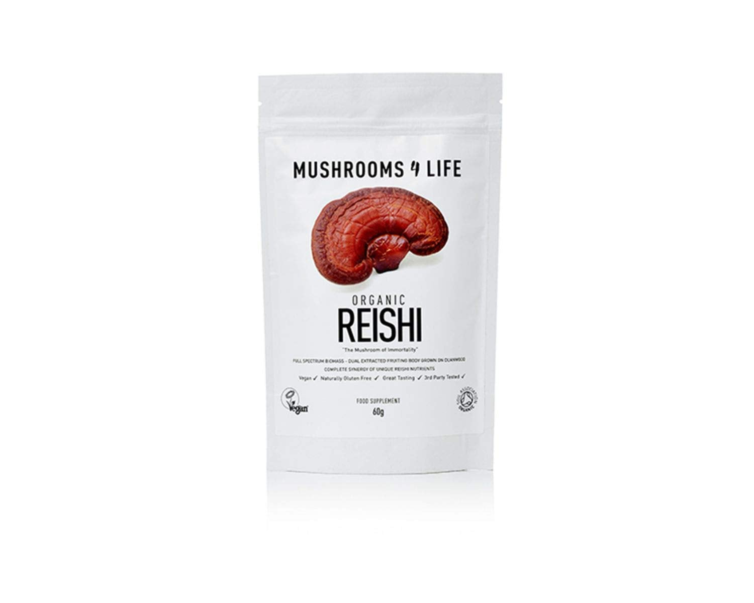 Organic Reishi mushrooms health benefits