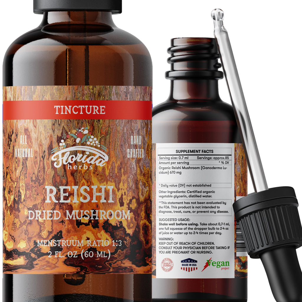 organic reishi tincture for wellness