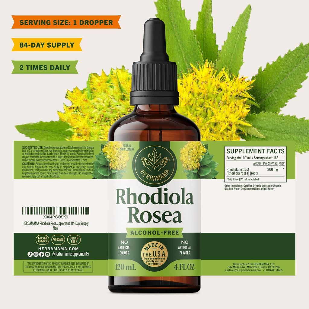Organic Rhodiola Rosea for vitality