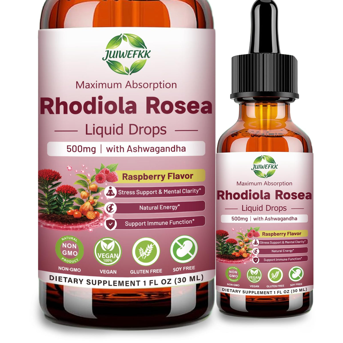 organic Rhodiola Rosea liquid drops