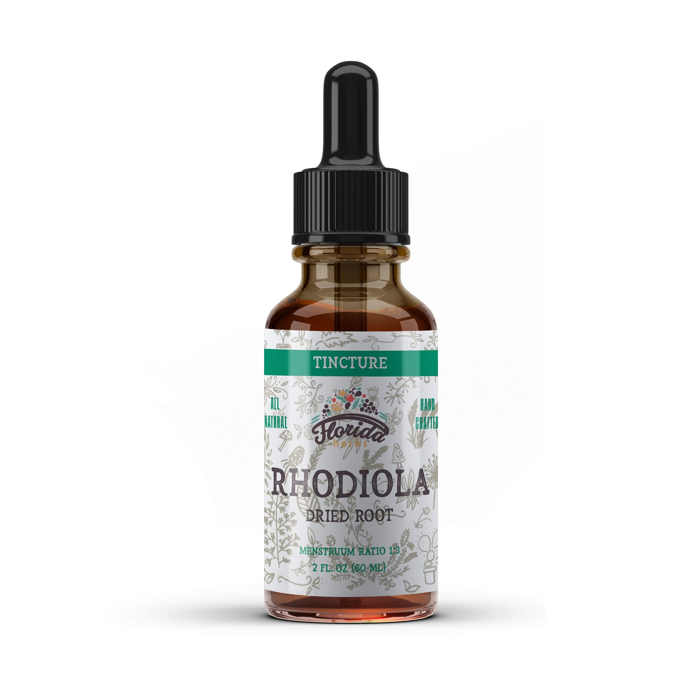 Organic Rhodiola tincture for stress relief
