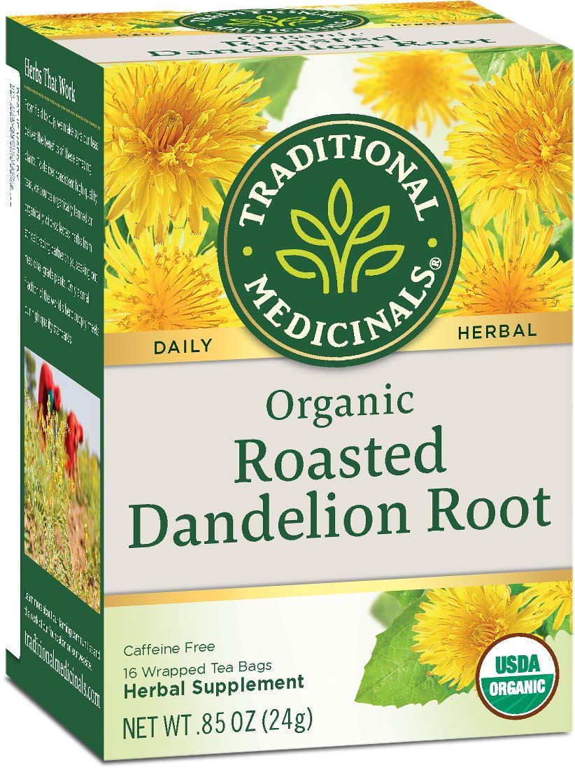 organic roasted dandelion root tea bags