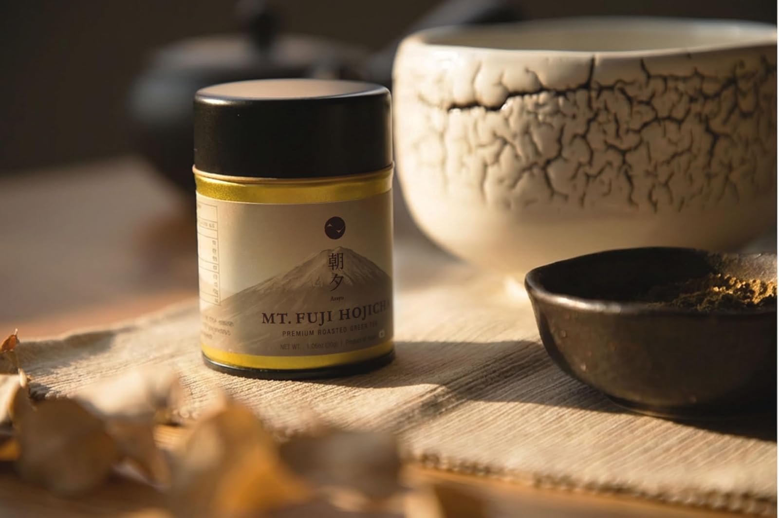 Organic roasted green tea experience