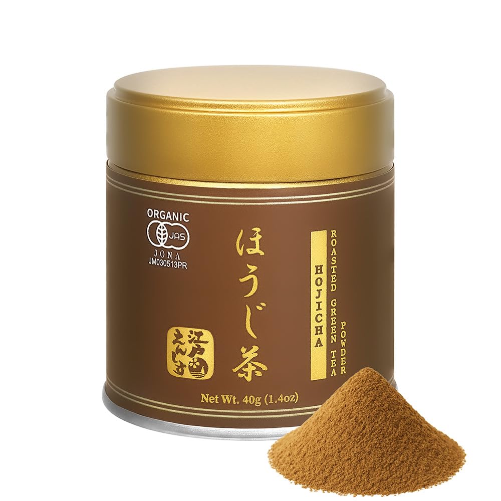 organic roasted green tea powder