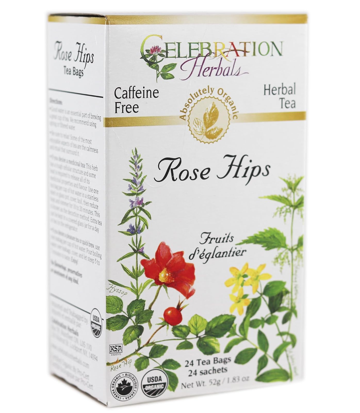 organic rose hips herbal tea