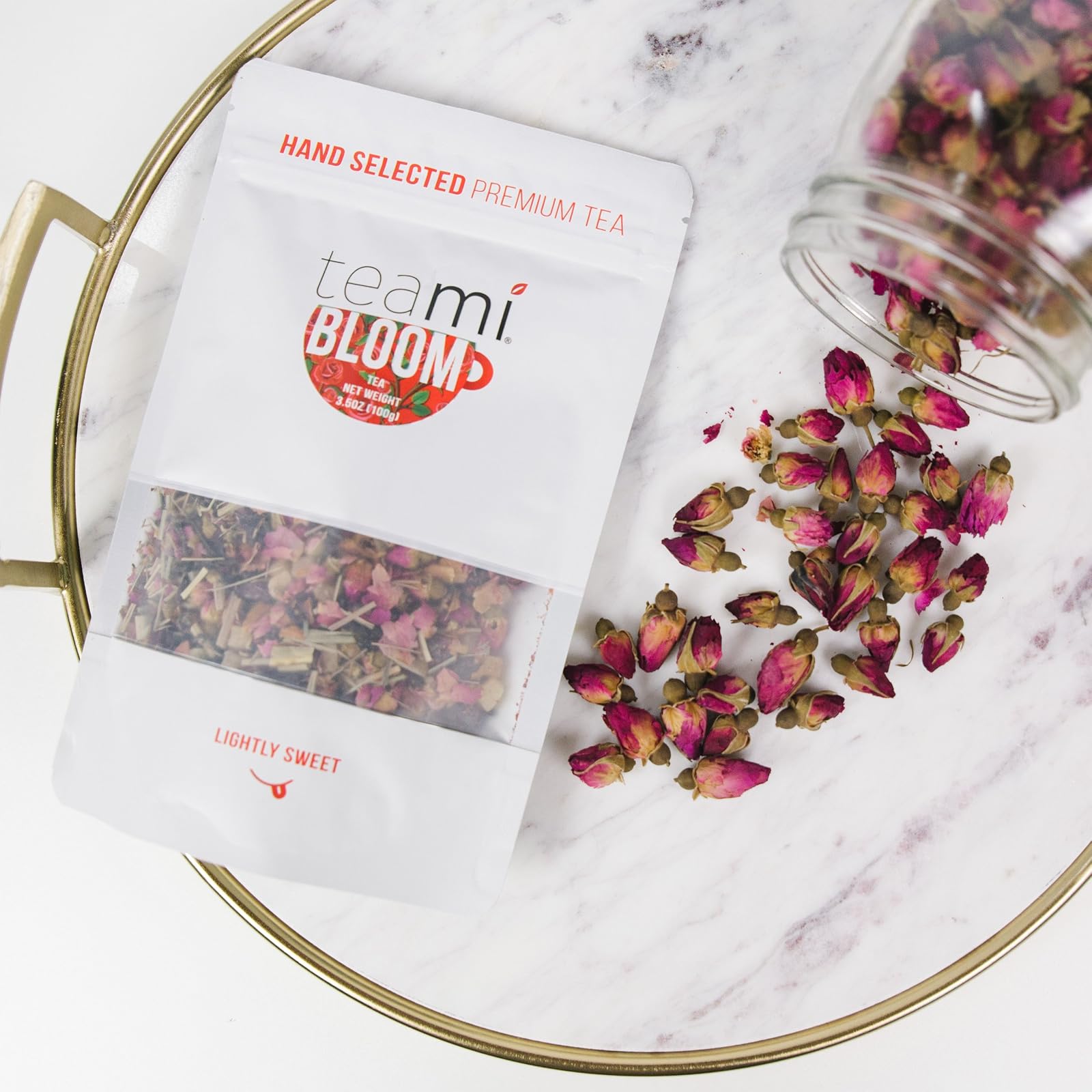organic rose petal tea for wellness