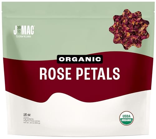 organic rose petals for tea