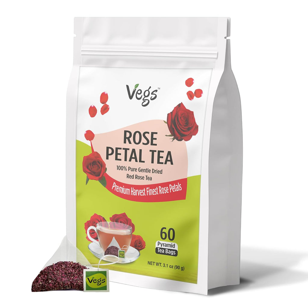 organic rose petals tea bags