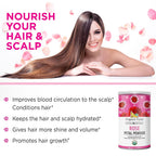 organic rose powder for wellness