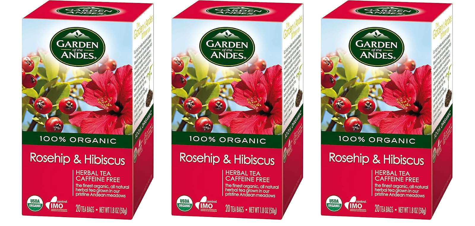 organic rosehip hibiscus tea bags