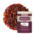 organic rosehips herbal tea blend