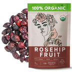 organic rosehips herbal tea blend