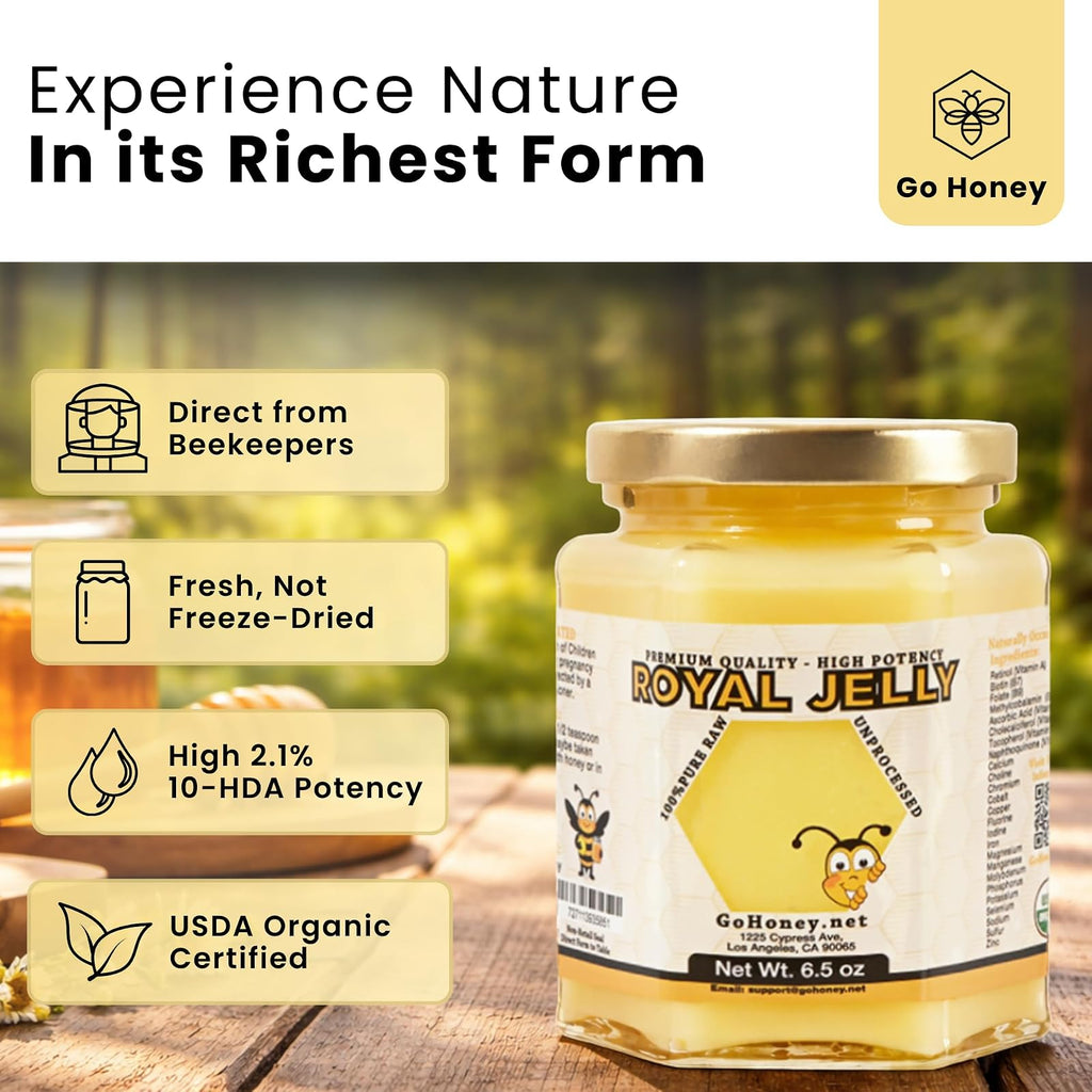 organic royal jelly for energy