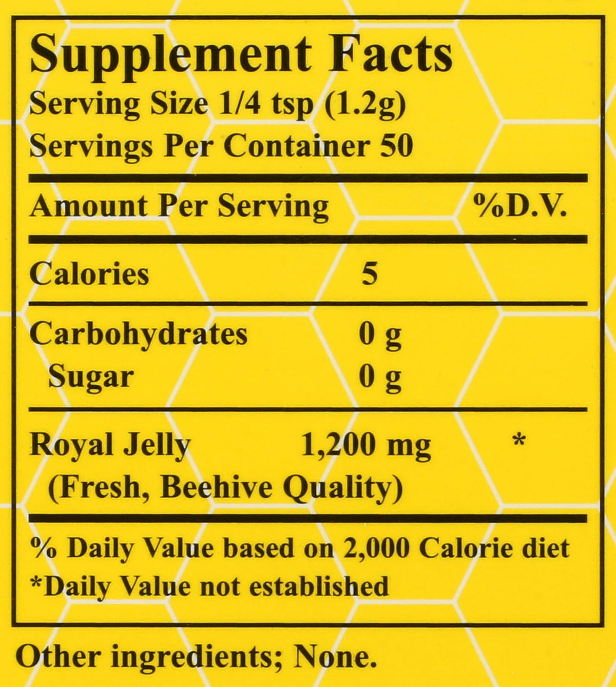 organic royal jelly health supplement