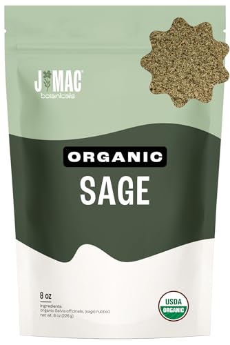 organic rubbed sage culinary herb