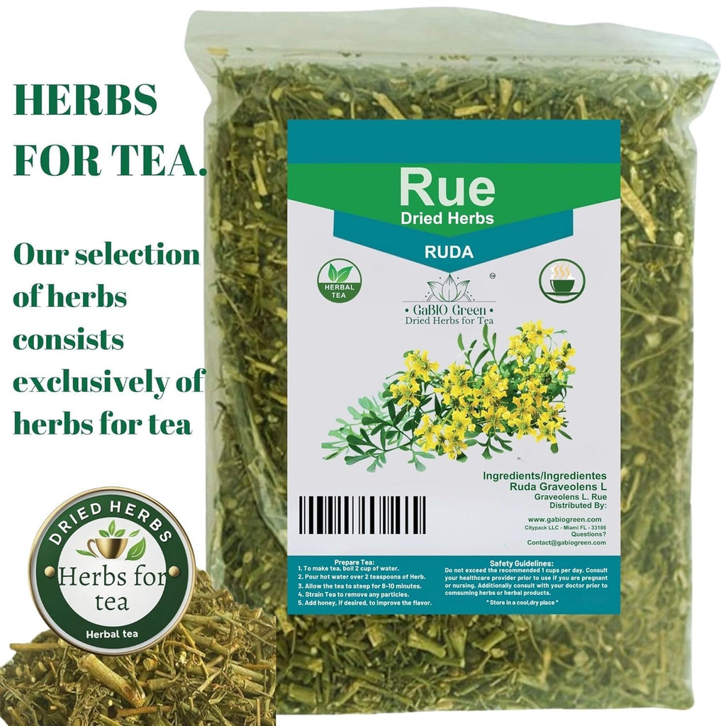 organic rue leaves for detox tea
