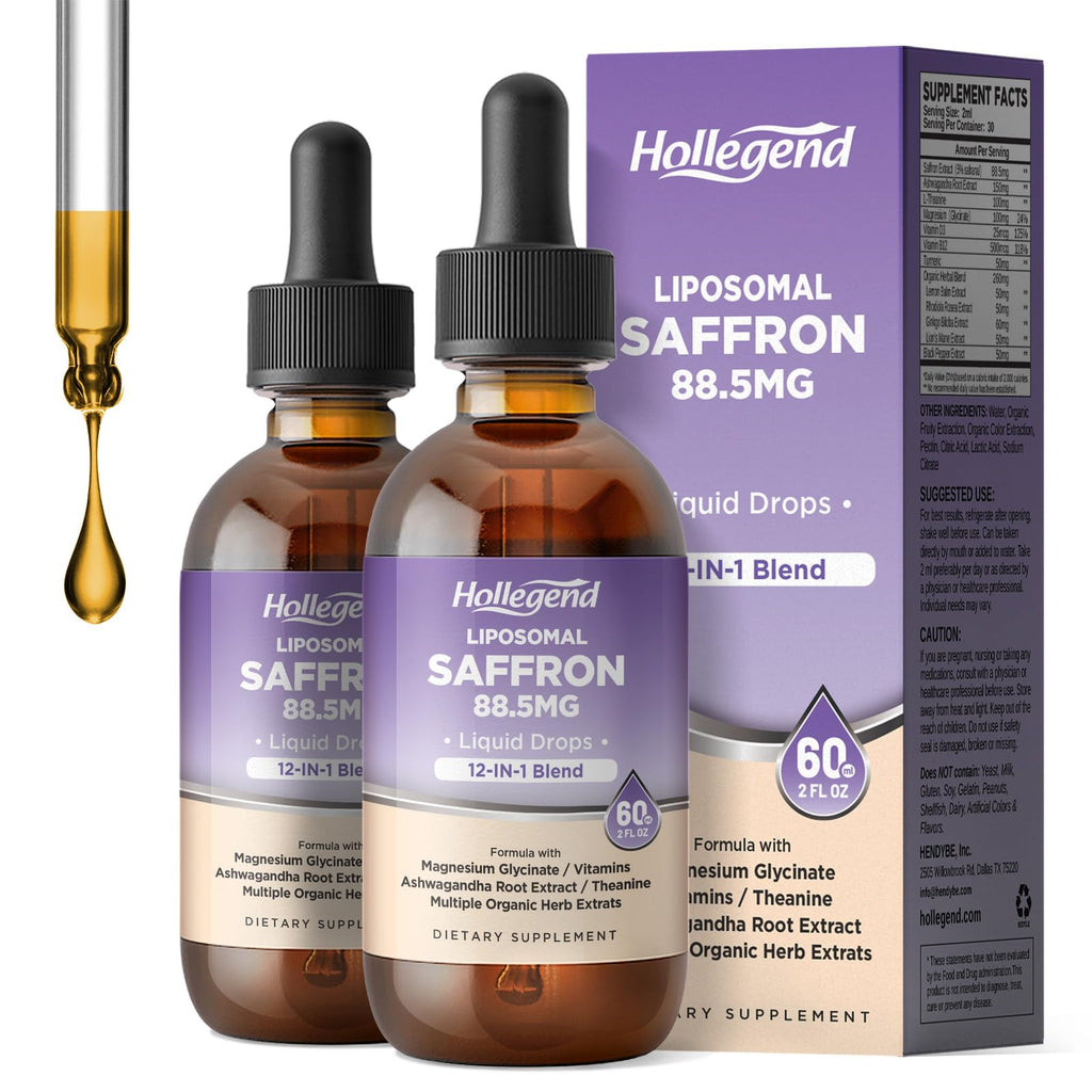 organic saffron drops for wellness