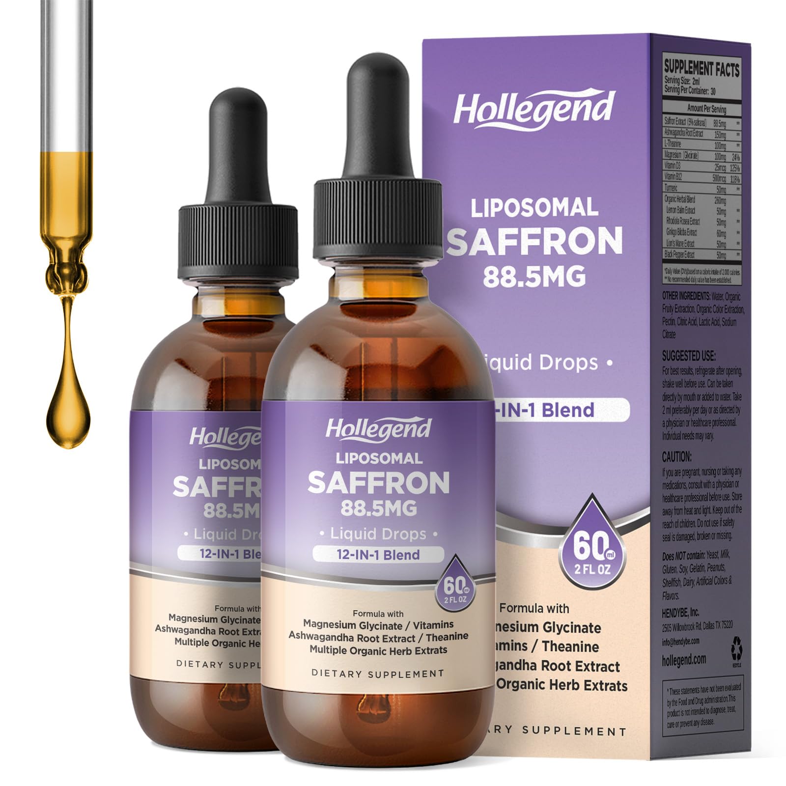 organic saffron drops for wellness