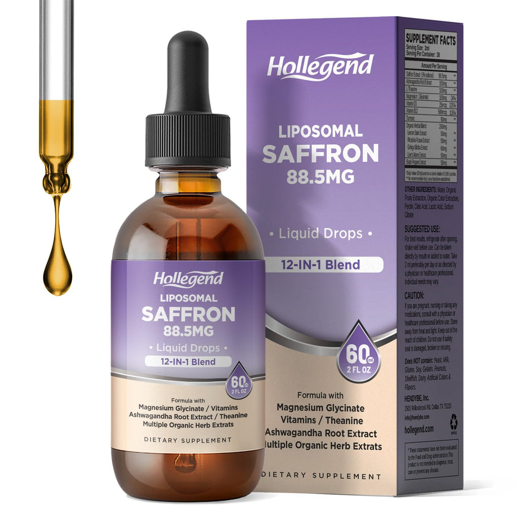 Organic saffron supplement for wellness