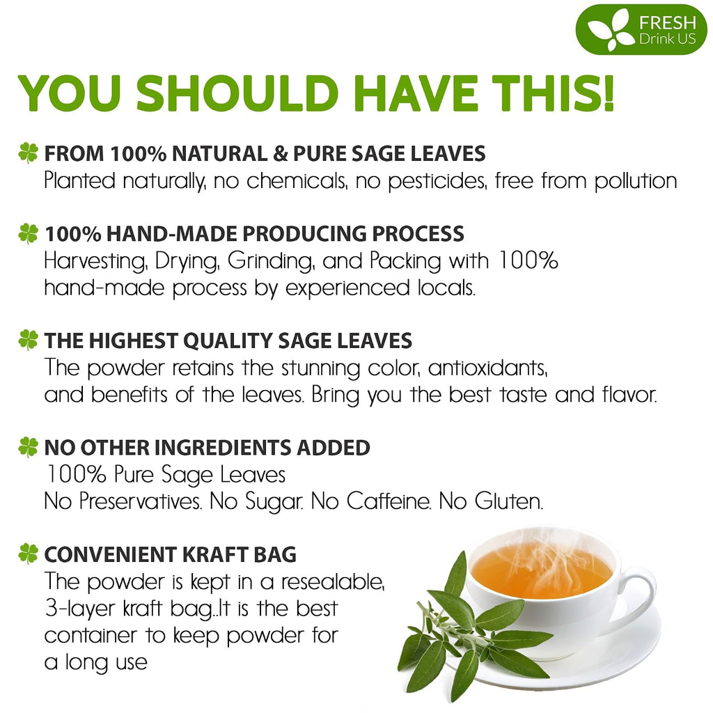 organic sage leaf powder for cooking