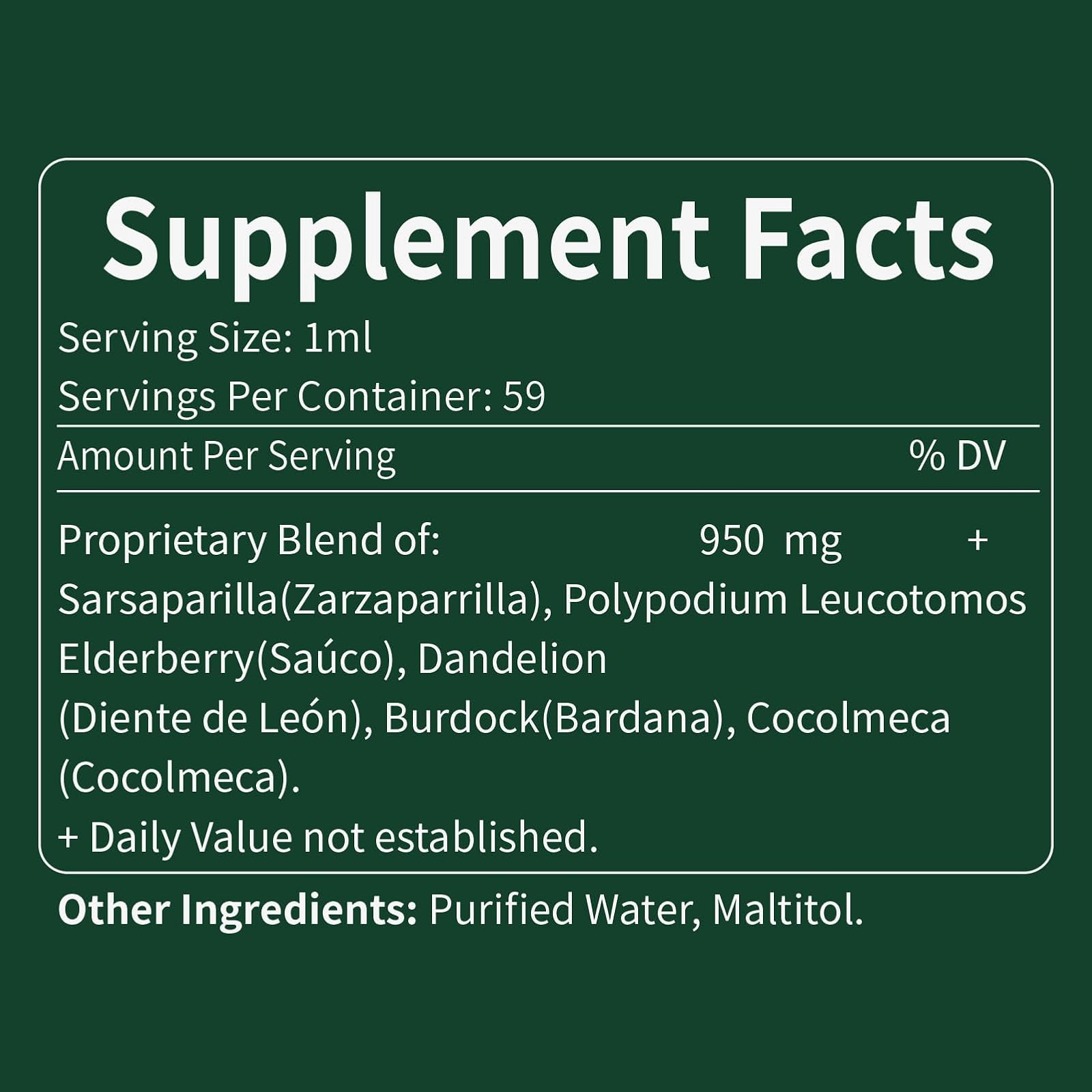 organic sarsaparilla extract for cleansing