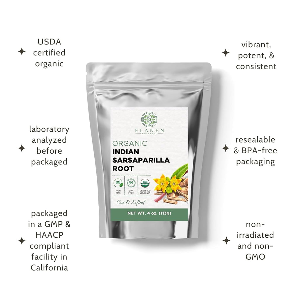 organic sarsaparilla for herbal infusions