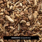 Organic sarsaparilla root for detox