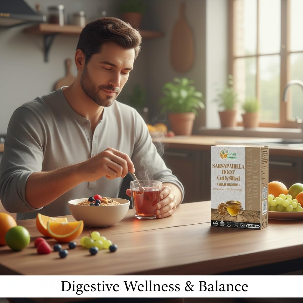 organic sarsaparilla root for detox