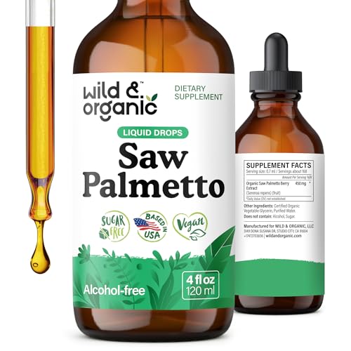 organic saw palmetto drops for men