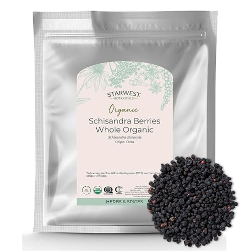 organic schisandra berries for herbal tea