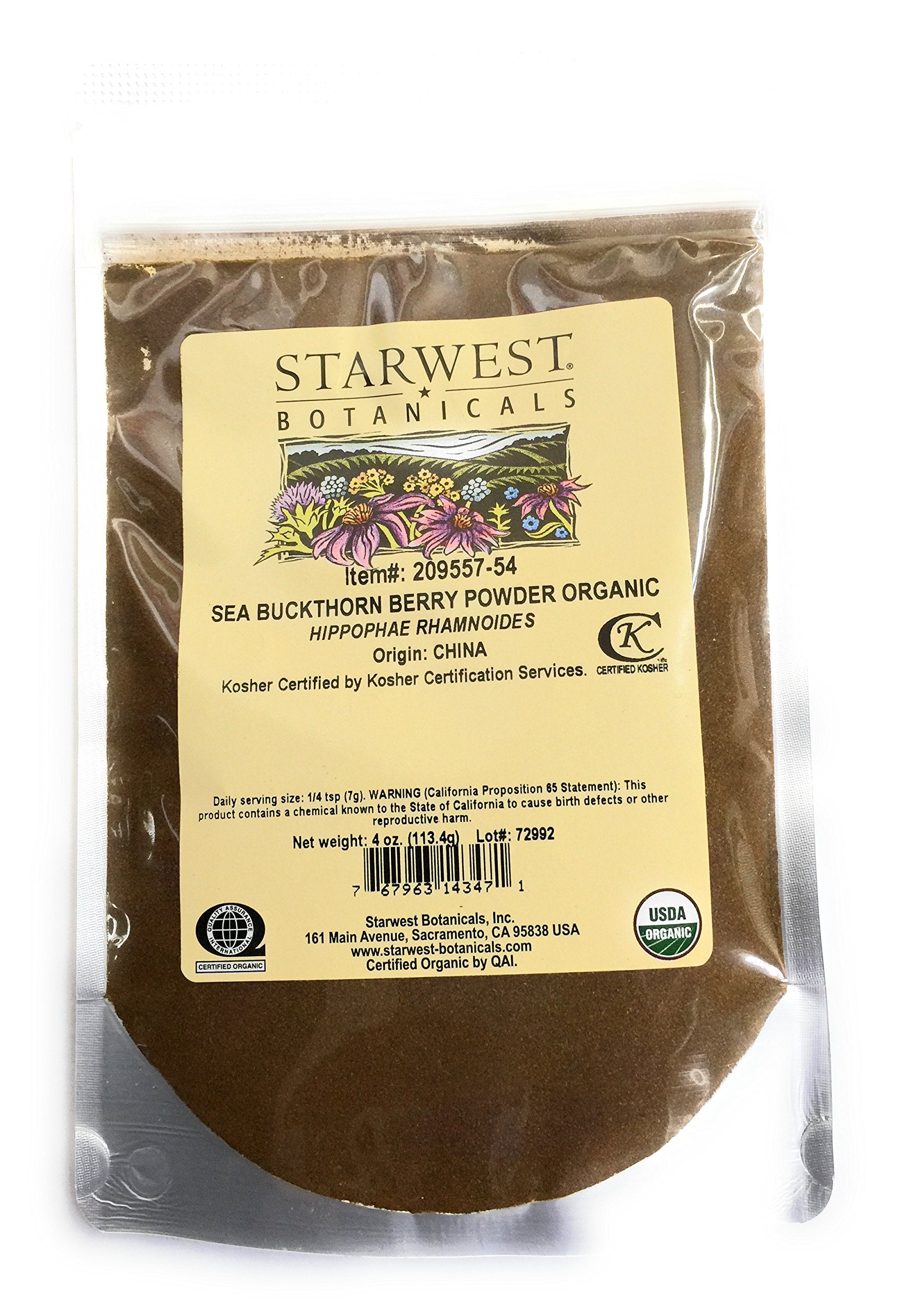 organic sea buckthorn berry powder benefits