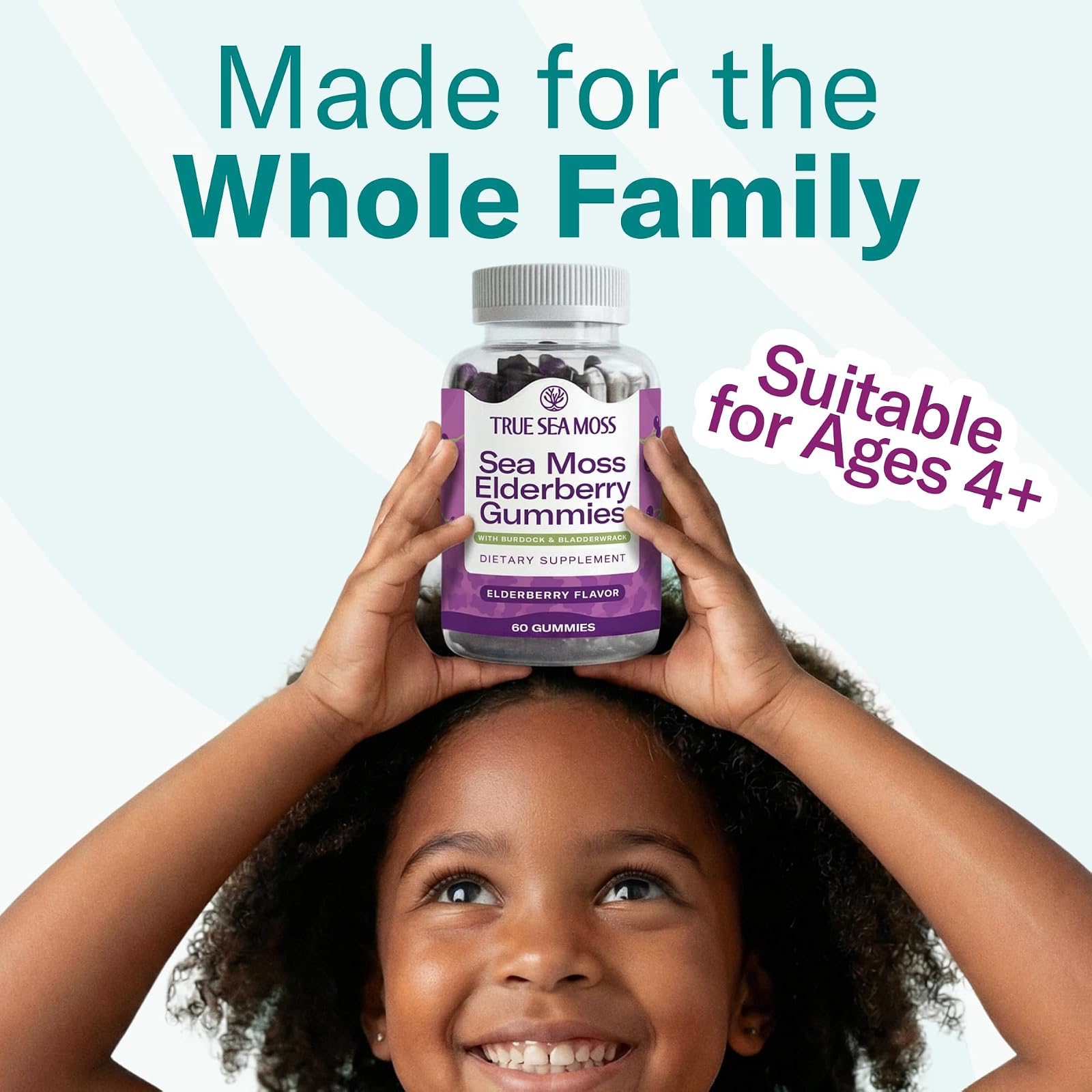 organic sea moss and elderberry blend